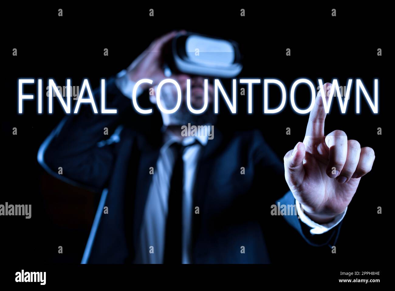Inspiration montrant signe final CountdownLast moment de tout travail n ...