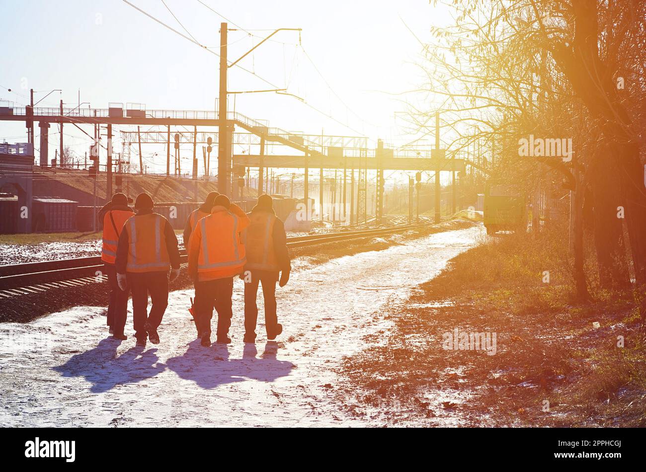 Les cheminots Banque de photographies et d’images à haute résolution ...