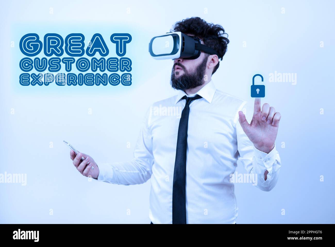 Légende du texte présentant une expérience client exceptionnelle. Mot ...