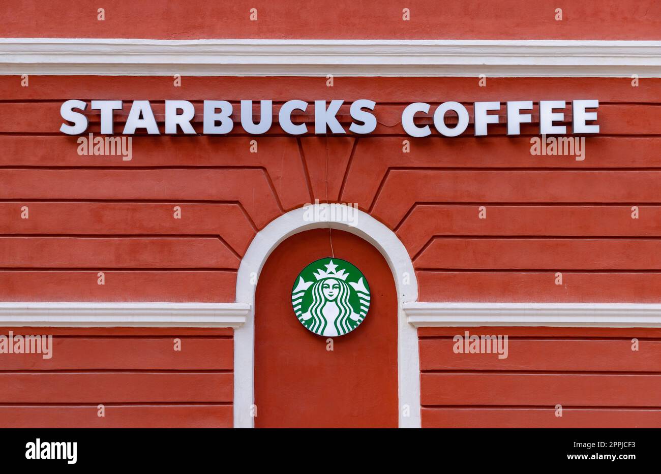 Symbole de starbucks Banque de photographies et d’images à haute ...