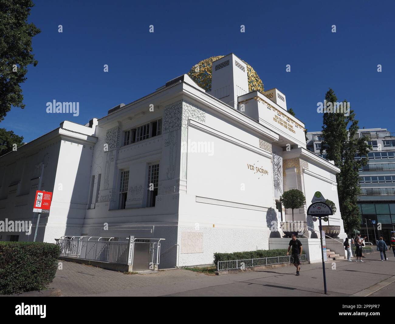 VIENNE, AUTRICHE - VERS 2022: La sécession de Wiener par Olbrich vers ...