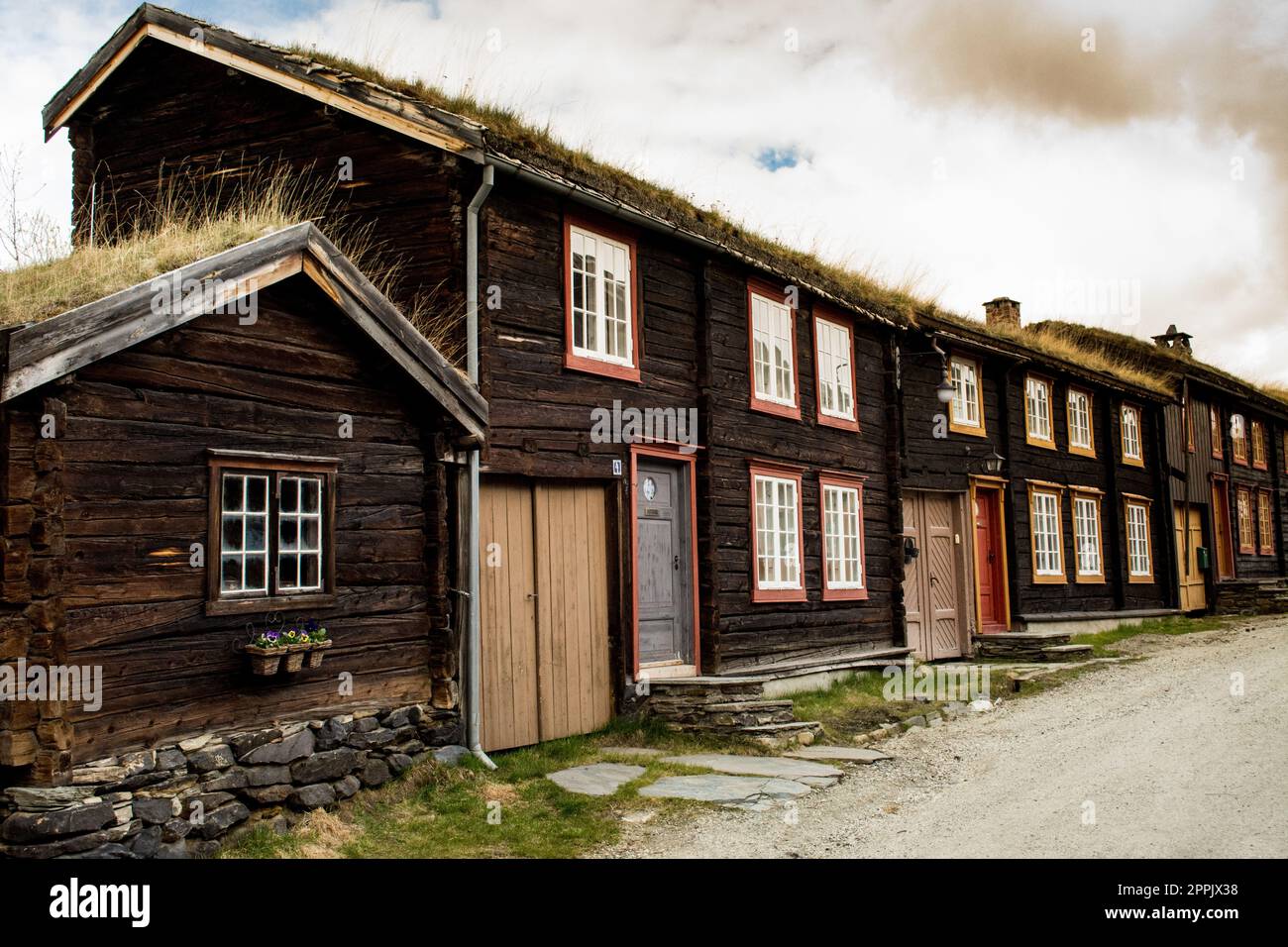 Ancien village minier du village Banque de photographies et d’images à ...