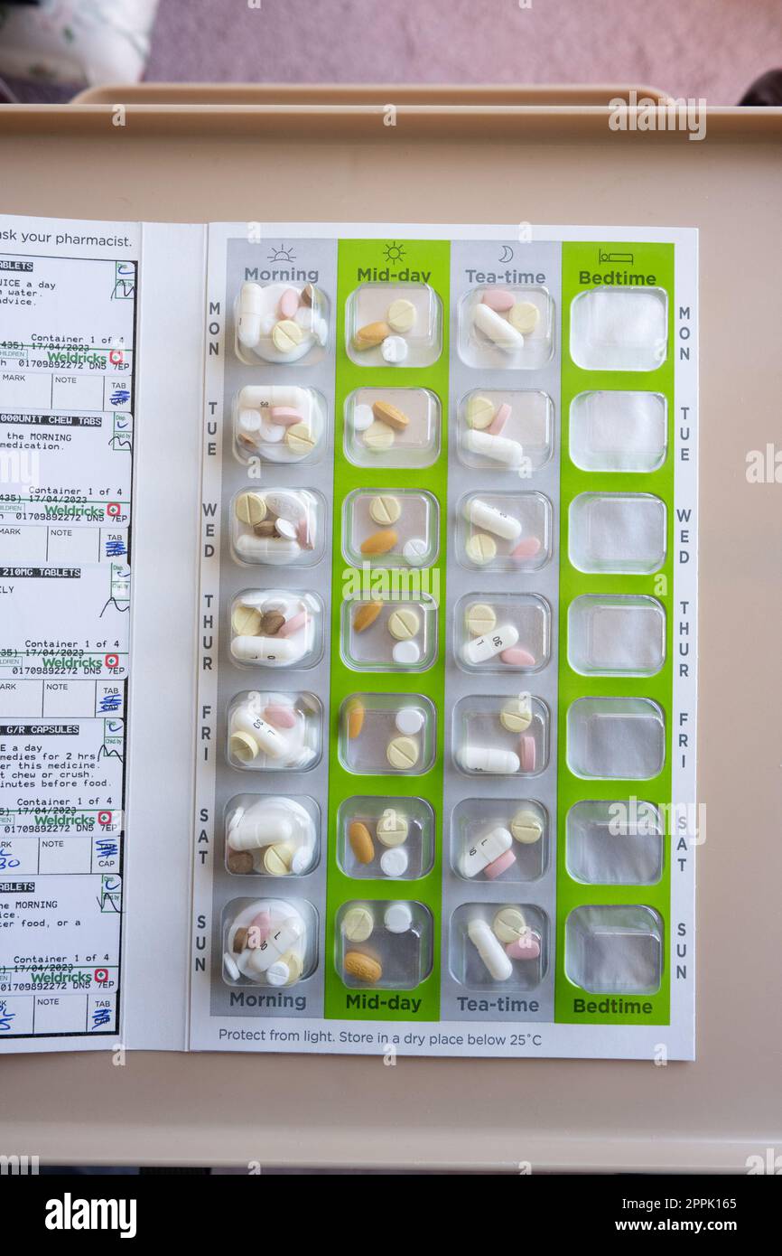 Blister pack medications Banque de photographies et d’images à haute ...