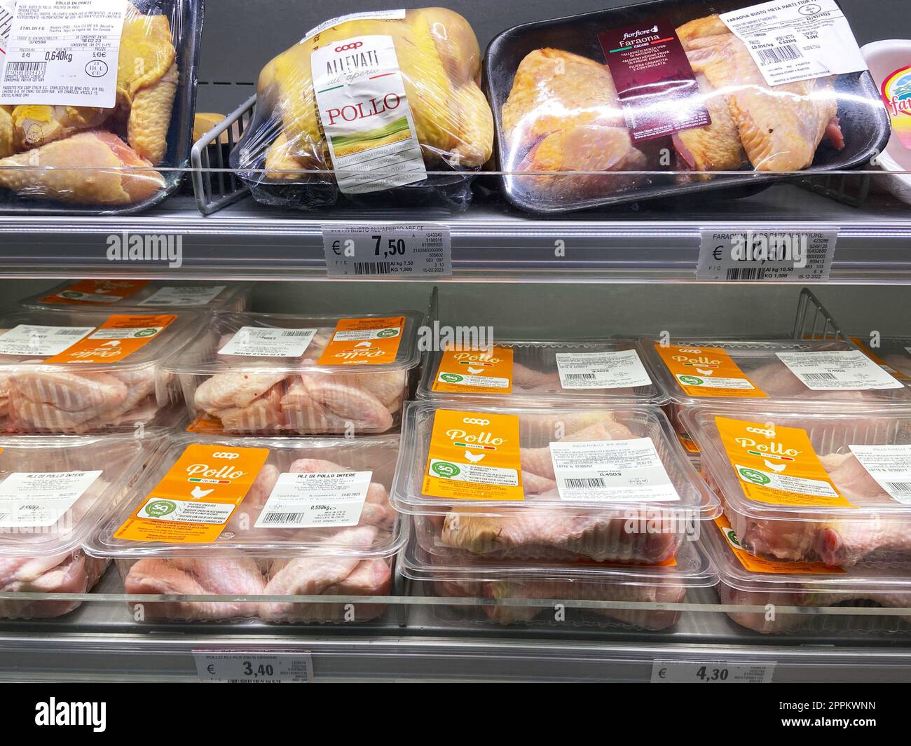 Poulet à l'intérieur du magasin Banque de photographies et d’images à ...
