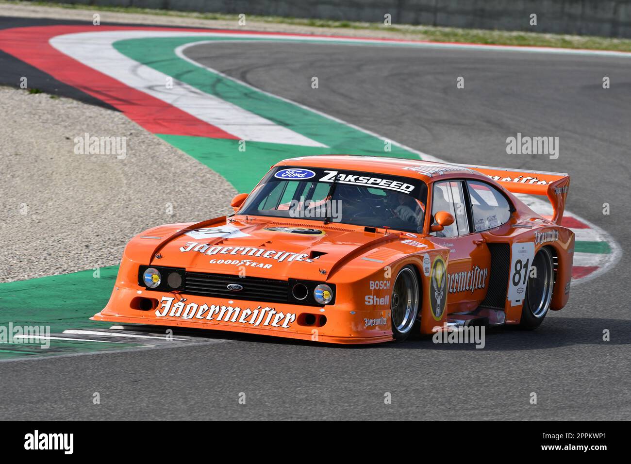 Scarperia, 2 avril 2023: Ford Capri Turbo GR 5 Jagermeister DRM année ...