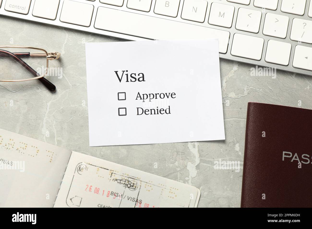 Moldavie, Ceadir-Lunga - 13 juin 2022: Autorisation de visa, passeport ...