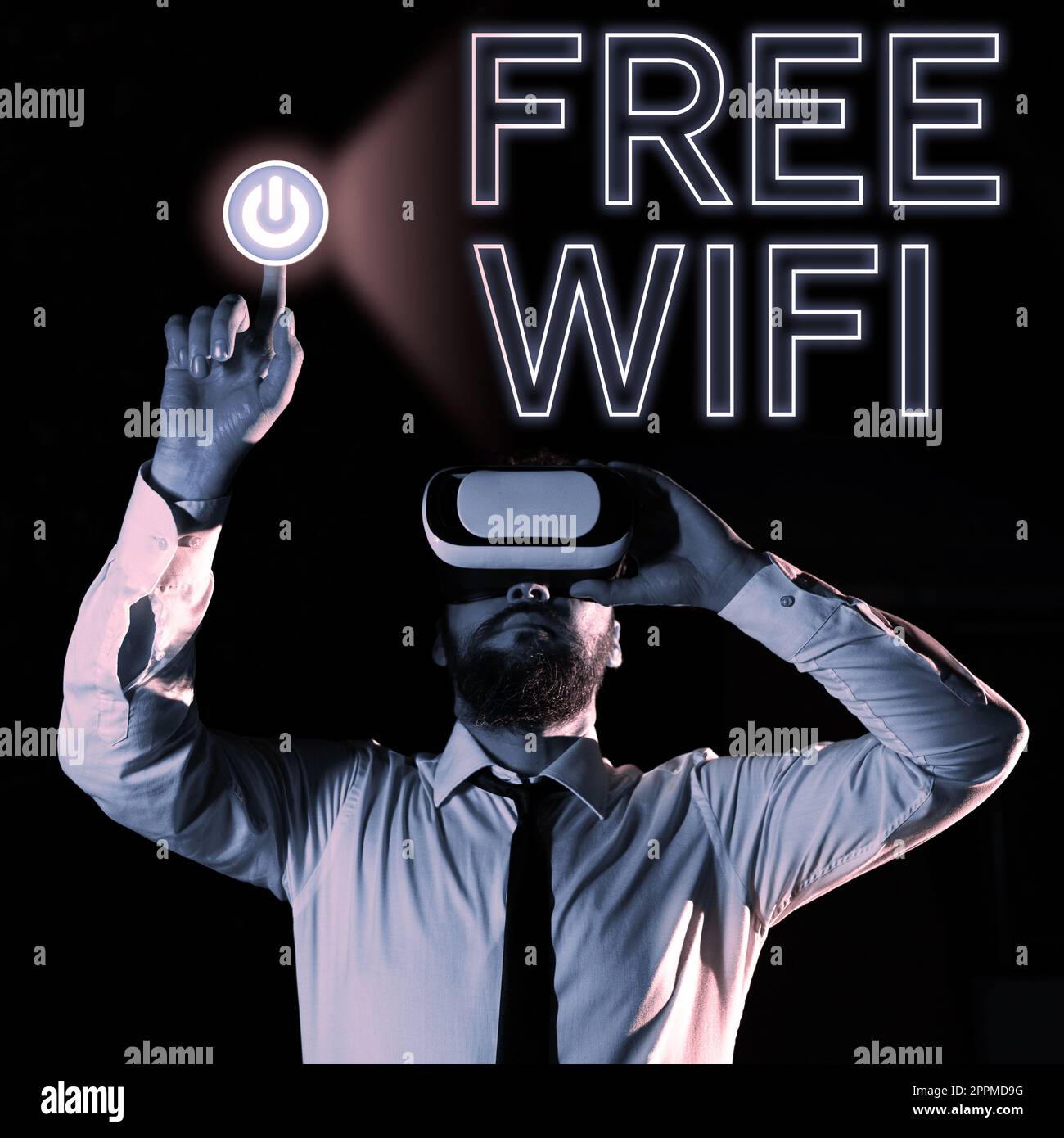 Utiliser internet pour connecter les gens Banque de photographies et d ...