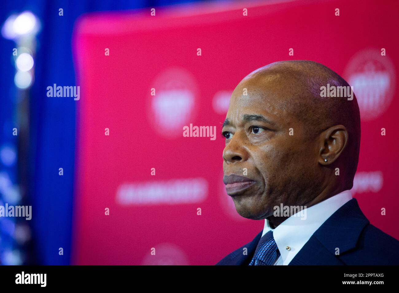 Le maire Eric Adams (démocrate de New York, New York) participe à une ...