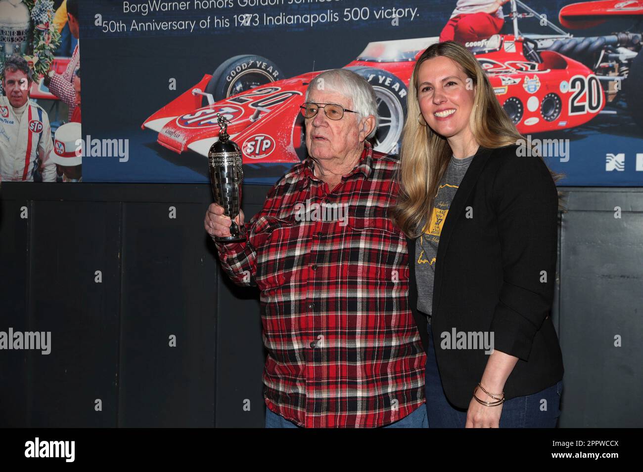 INDIANAPOLIS, IN - APR 24: Two time Indy 500 winning driver Gordon ...