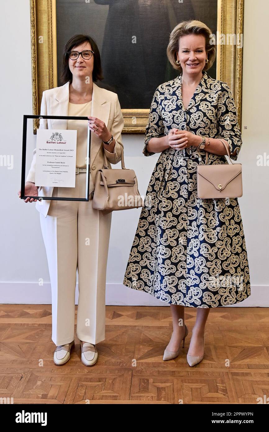 Bruxelles, Belgique. 25th avril 2023. La professeure Isabel Beets la ...