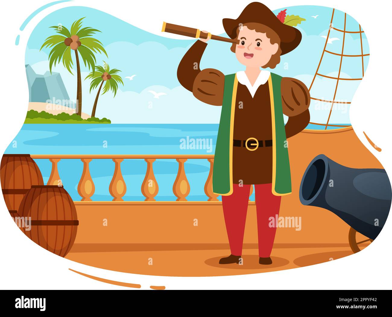 Bateau et drapeaux Banque d'images détourées - Alamy