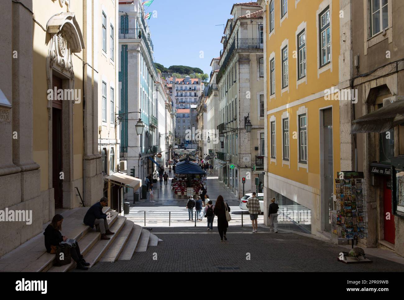 Lissabon, Portugal. 05th avril 2023. La rue 'Rua da Vitoria' dans la ...