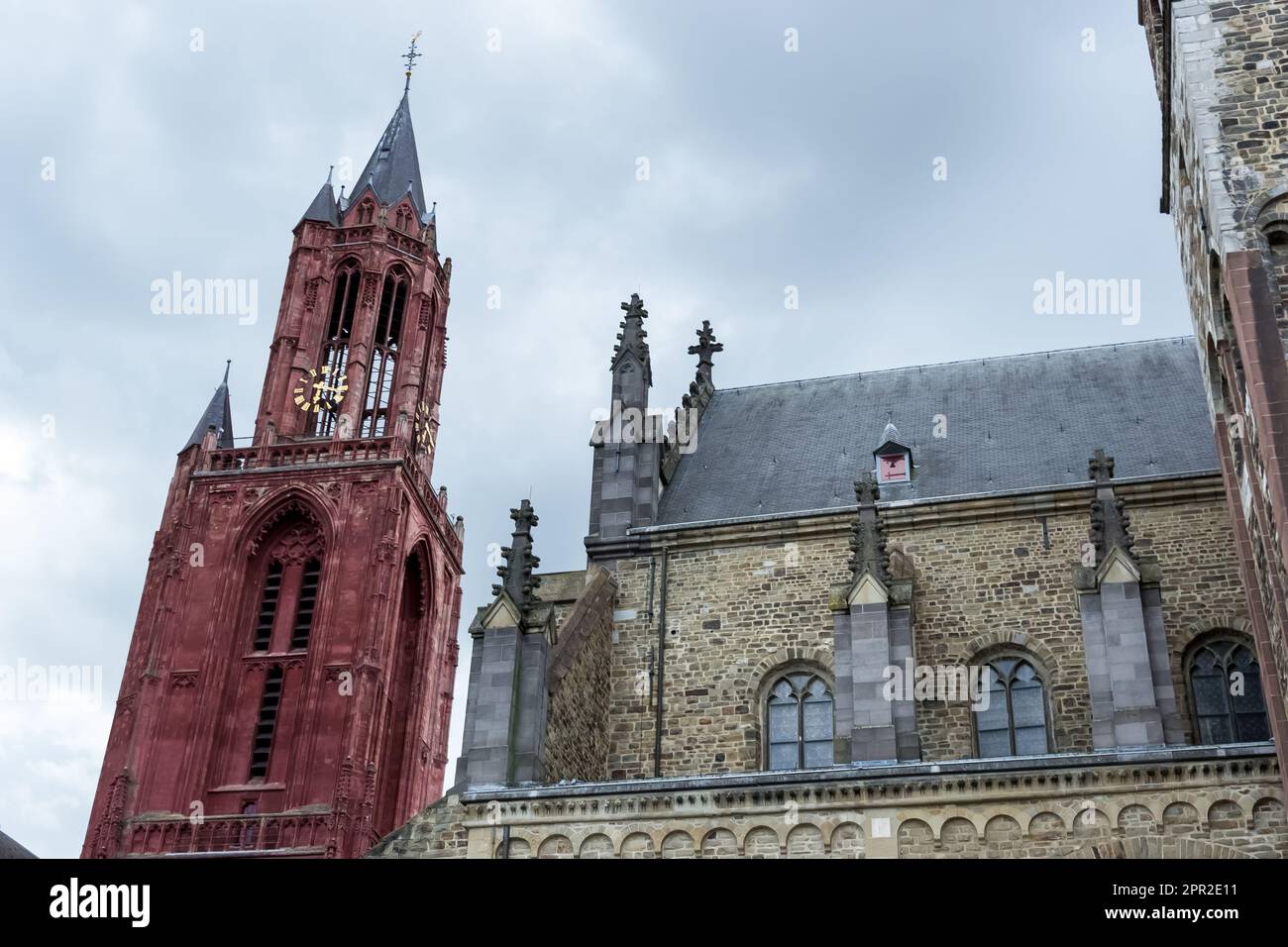 Bâtiments emblématiques de la ville de Maastricht, pays-Bas - l'église ...