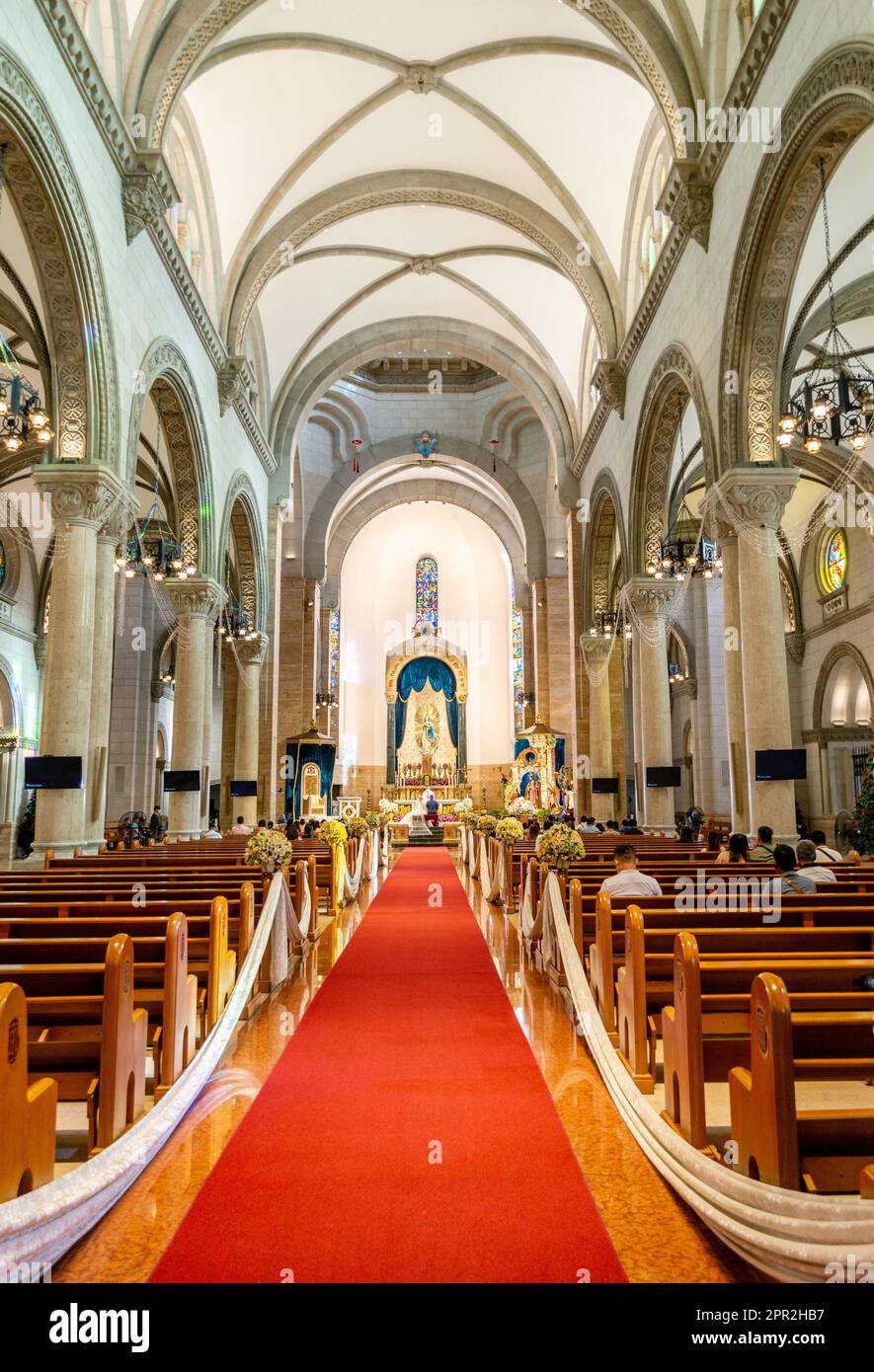 Intramuros,Maniila,les Philippines-07 janvier 2023: Un jeune couple ...