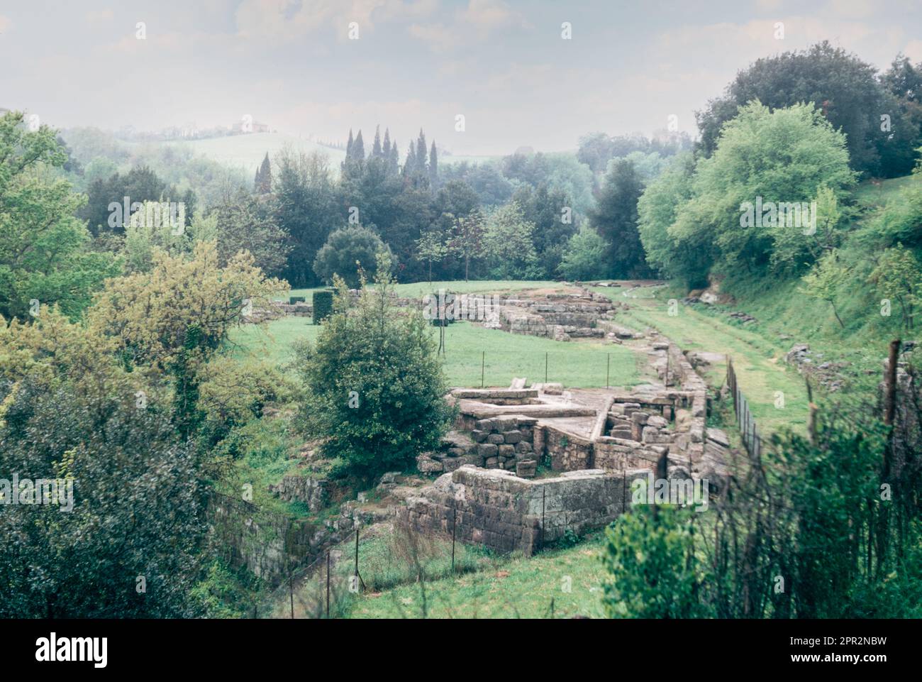 Ruines de Veii (Veius; Italien: Veio) - une importante ancienne ville ...
