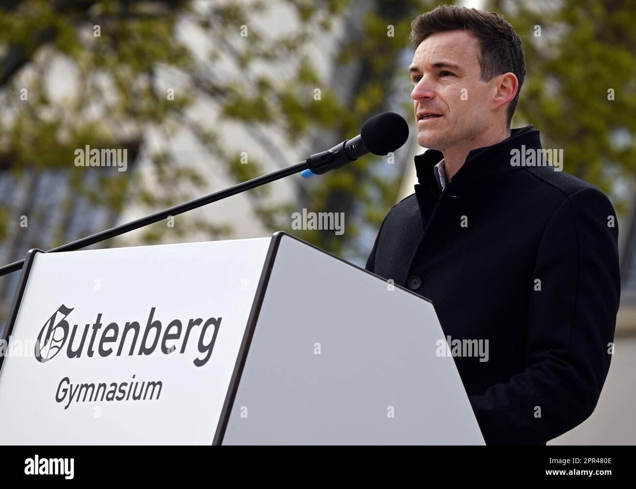 Erfurt, Allemagne. 26th avril 2023. Sebastian Starke, principal, lors ...