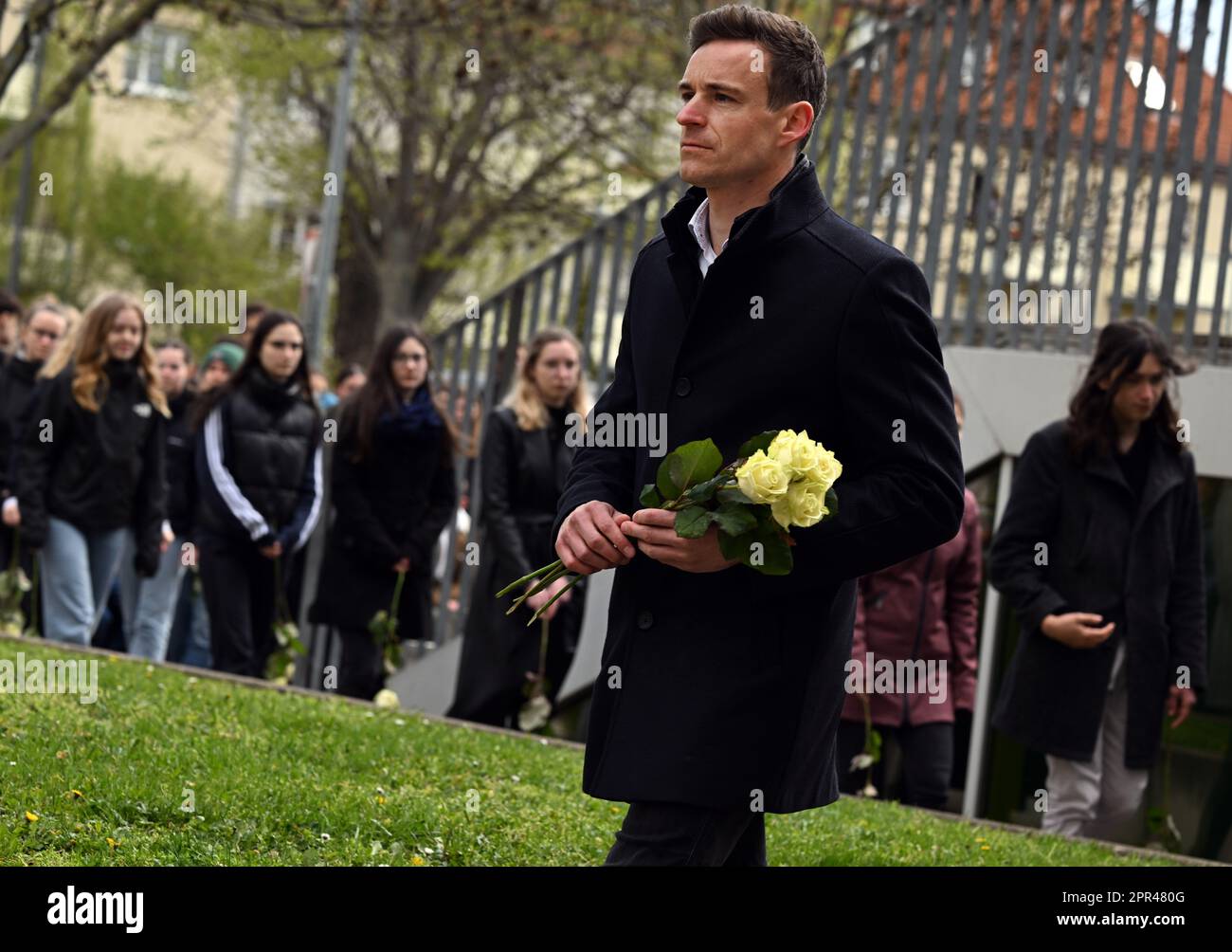 Erfurt, Allemagne. 26th avril 2023. Sebastian Starke, principal, lors ...