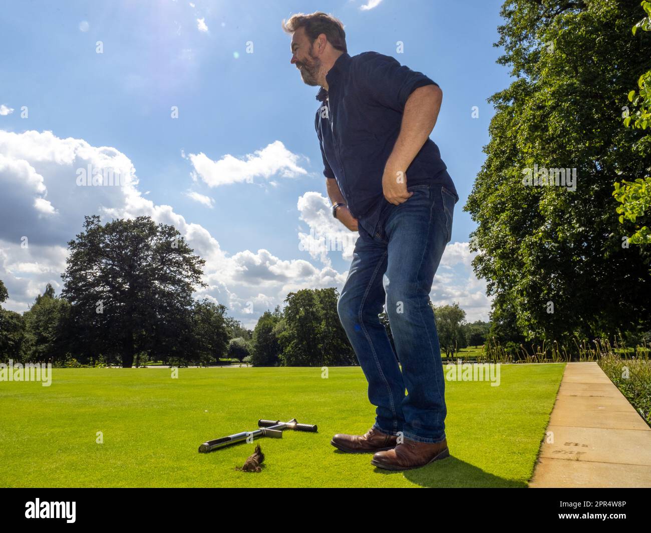 BICESTER, ANGLETERRE - 11 AOÛT 2021 : David Hedges-Gower, de Modern ...