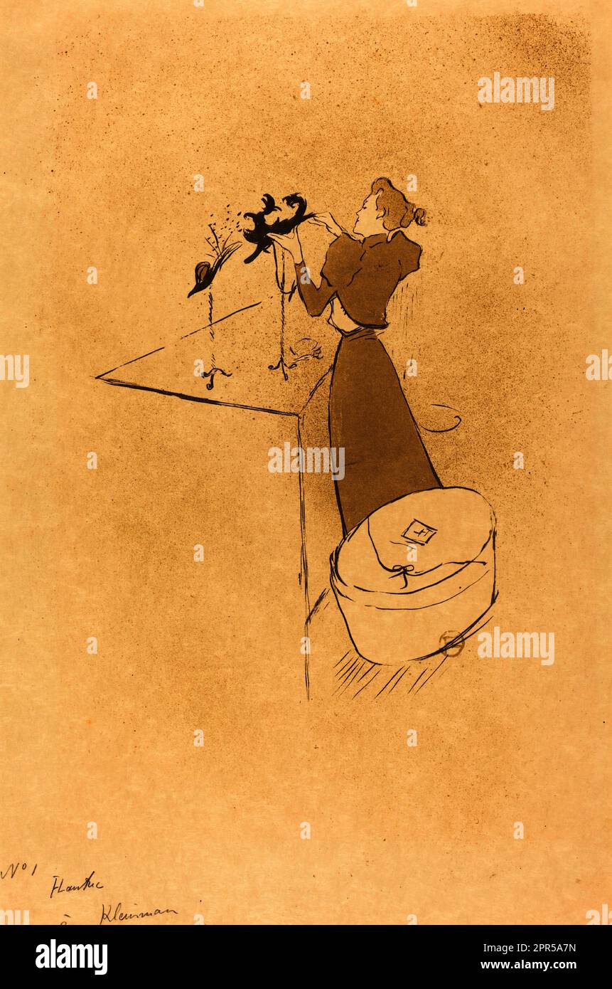 La modiste (La modiste - Renée Vert). En date du : 1893. Technique ...