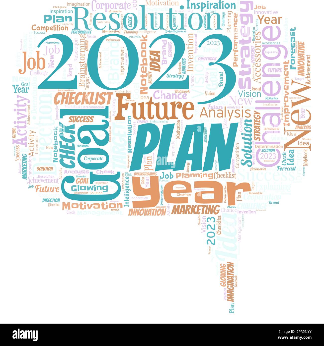 Nuage de grands mots sous forme de boîte de dialogue avec plan de mots ...