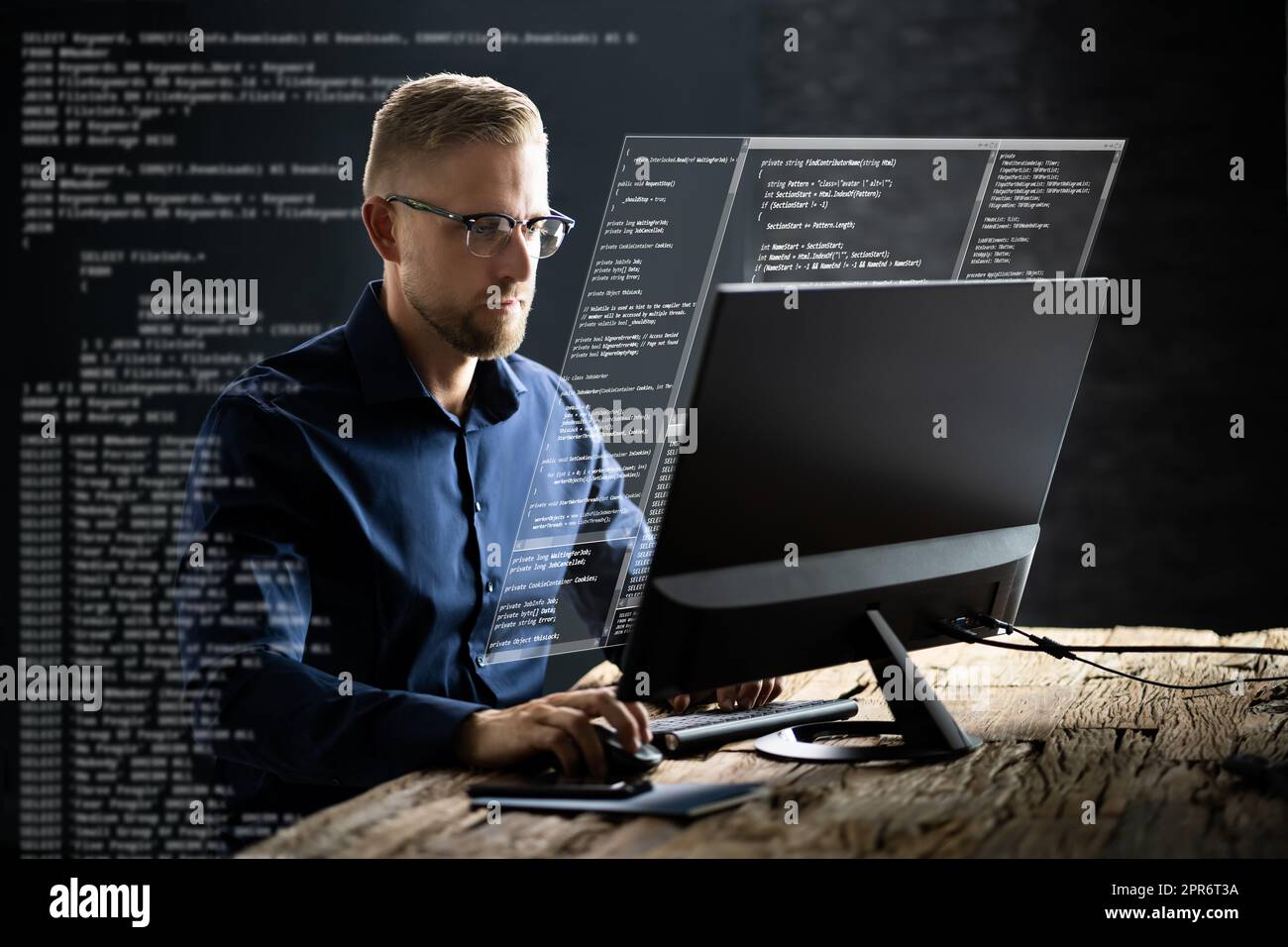 Computer programmer Banque de photographies et d’images à haute ...