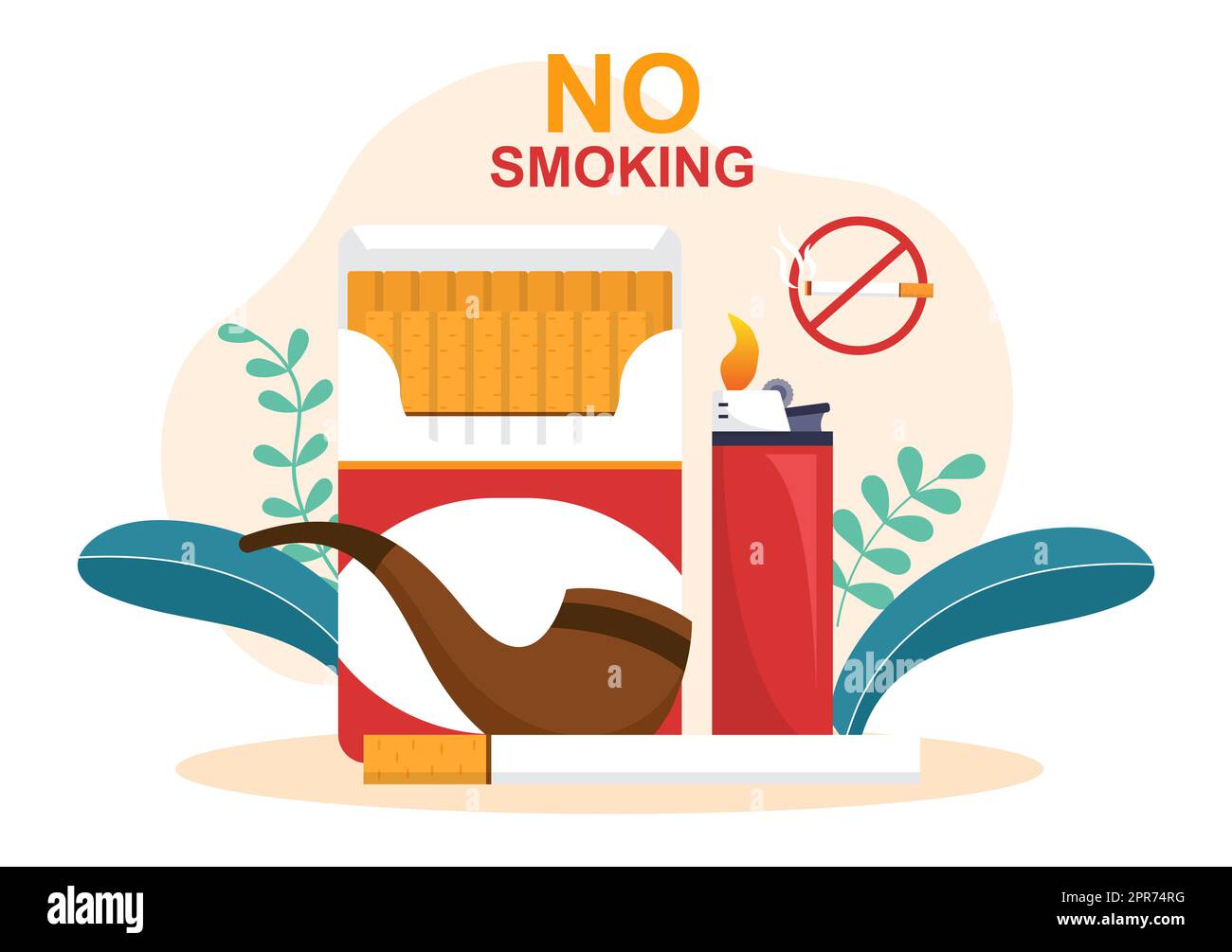 Arrêter de fumer ou pas de cigarettes pour lutter contre l'habitude ...