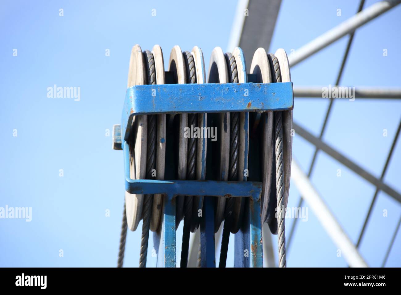 Construction guiding crane Banque de photographies et d’images à haute ...