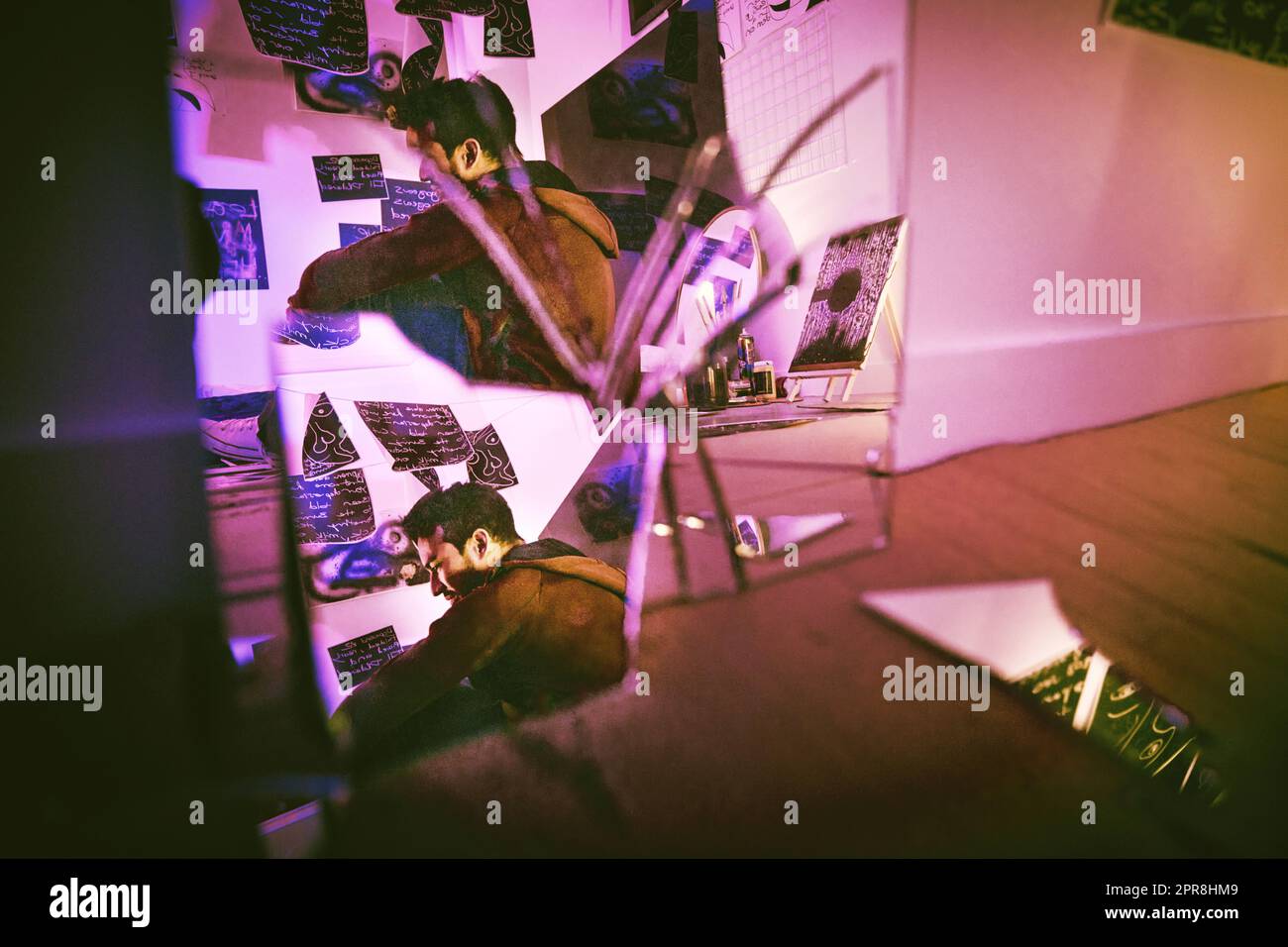 Paranoid face Banque de photographies et d’images à haute résolution ...