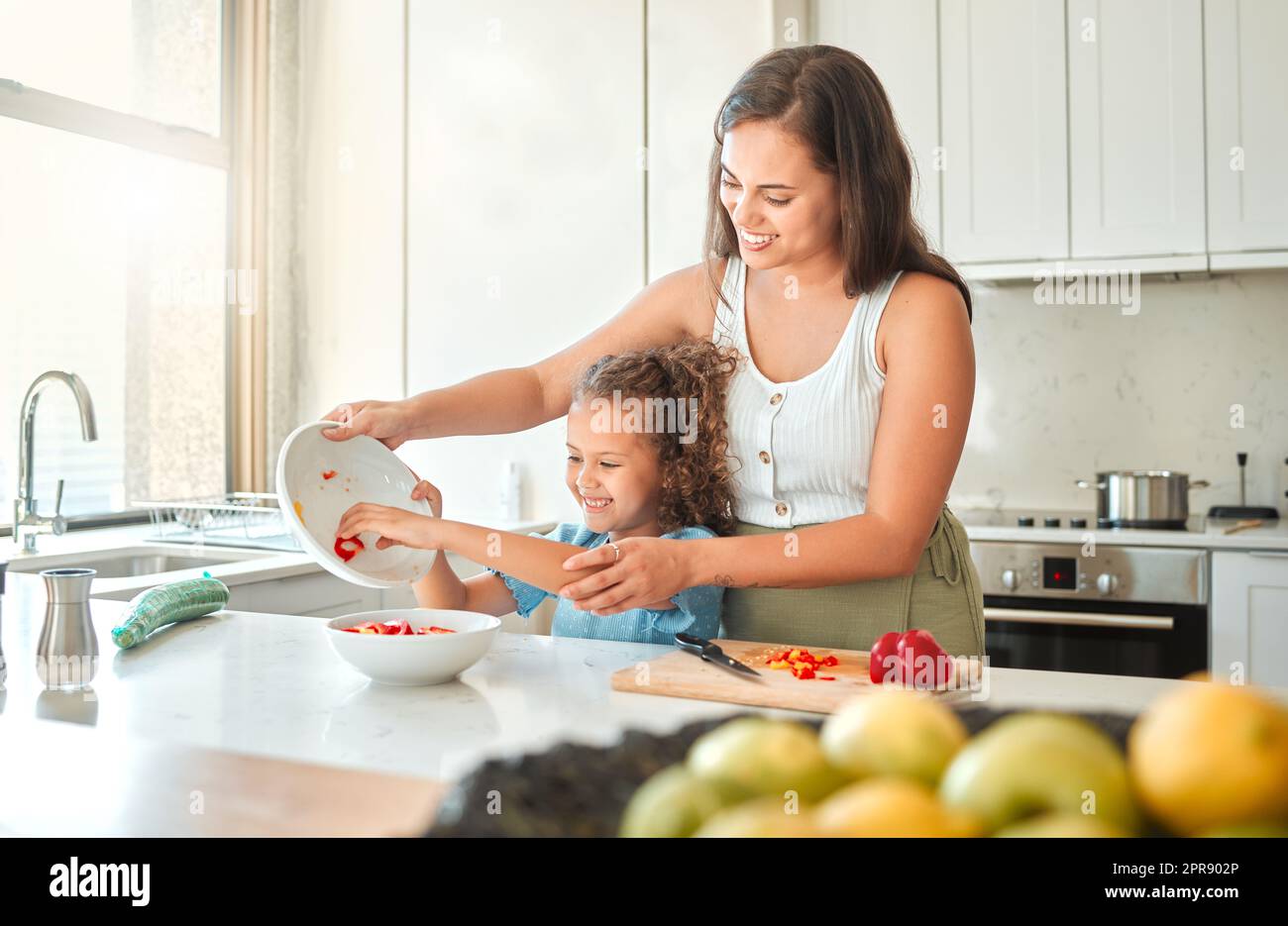 Maman Et Sa Fille Cuisine Banque De Photographies Et Dimages à Haute