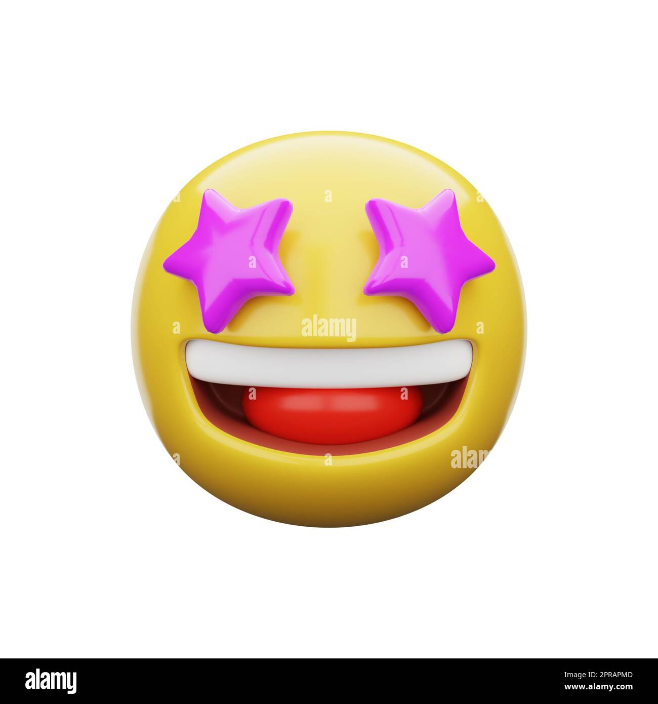 Cartoon star emoji emoticon character Banque d'images détourées - Alamy