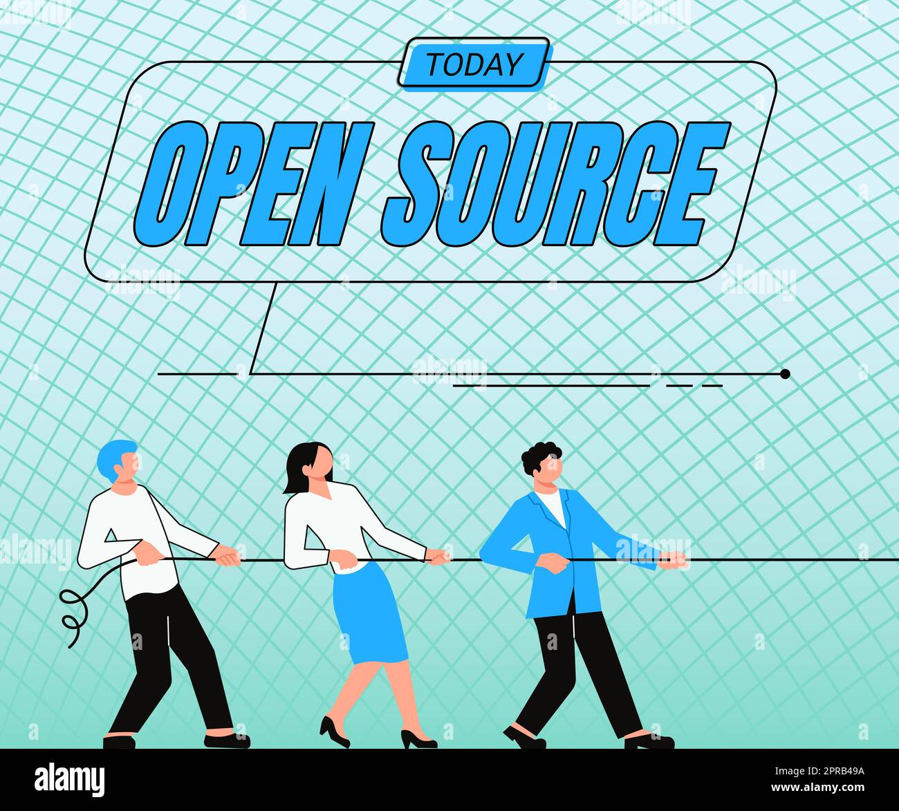 Écriture affichage de texte Open Source, Word écrit sur le logiciel de ...