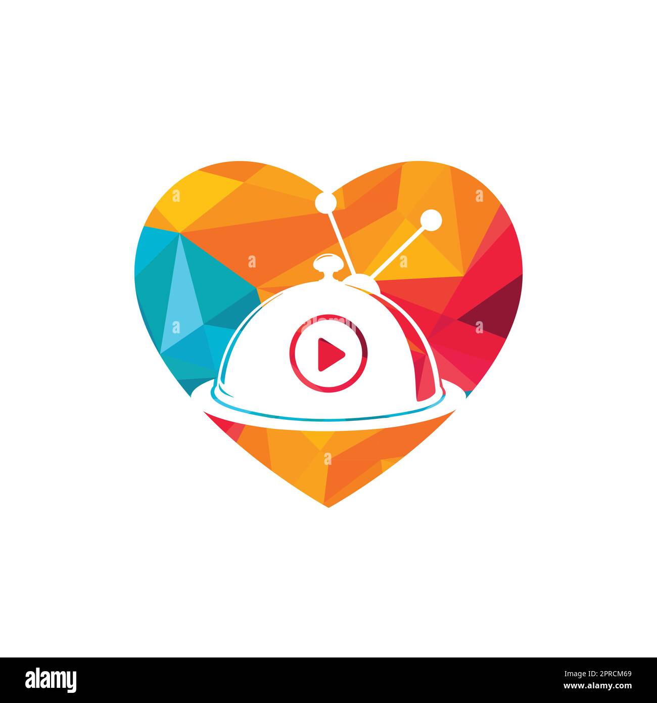 Modèle de conception du logo Bistro Food tv Vector. Concept du logo de ...