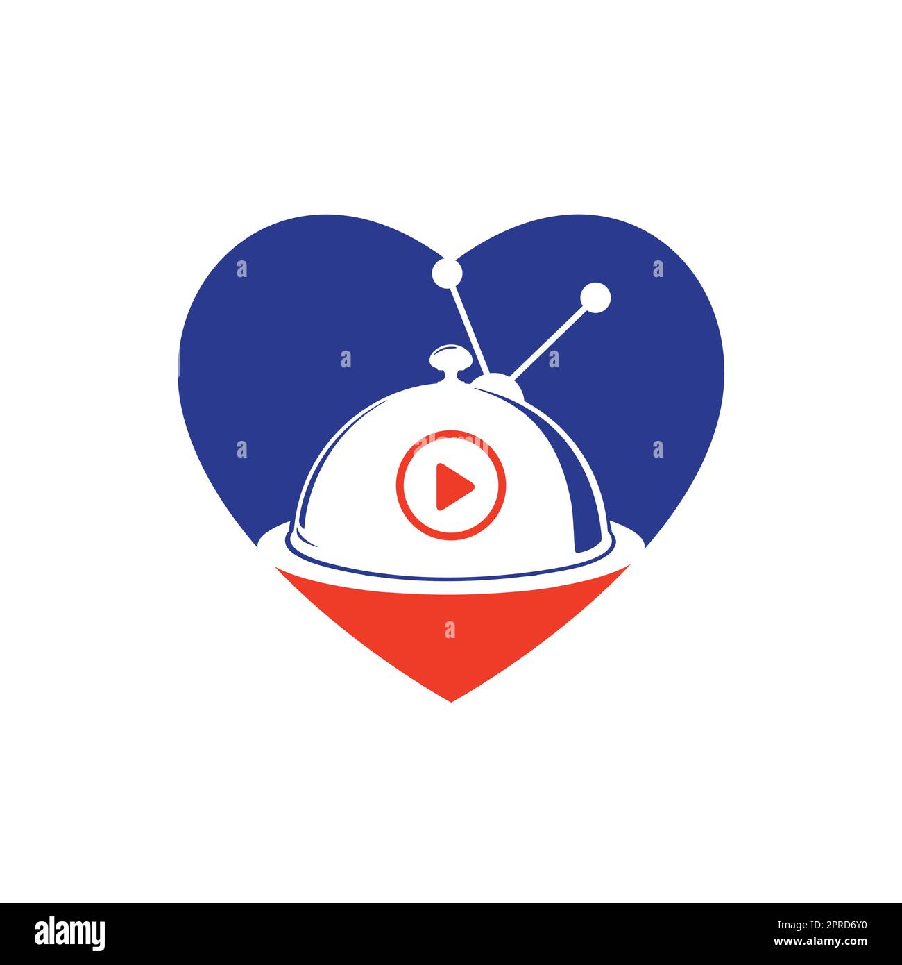 Modèle de conception du logo Bistro Food tv Vector. Concept du logo de ...