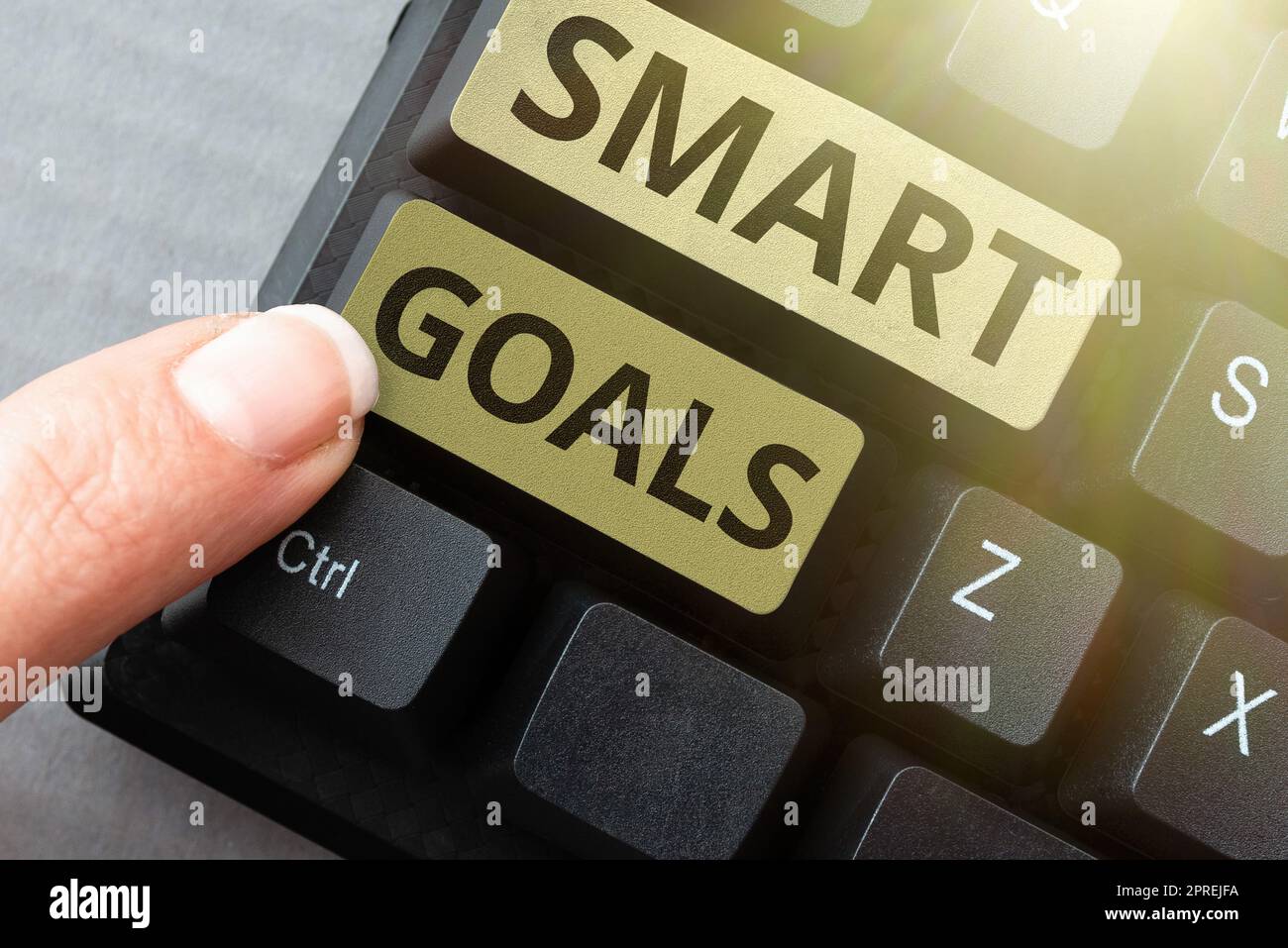Légende de texte présentant les objectifs Smart, Word pour mnémonique ...