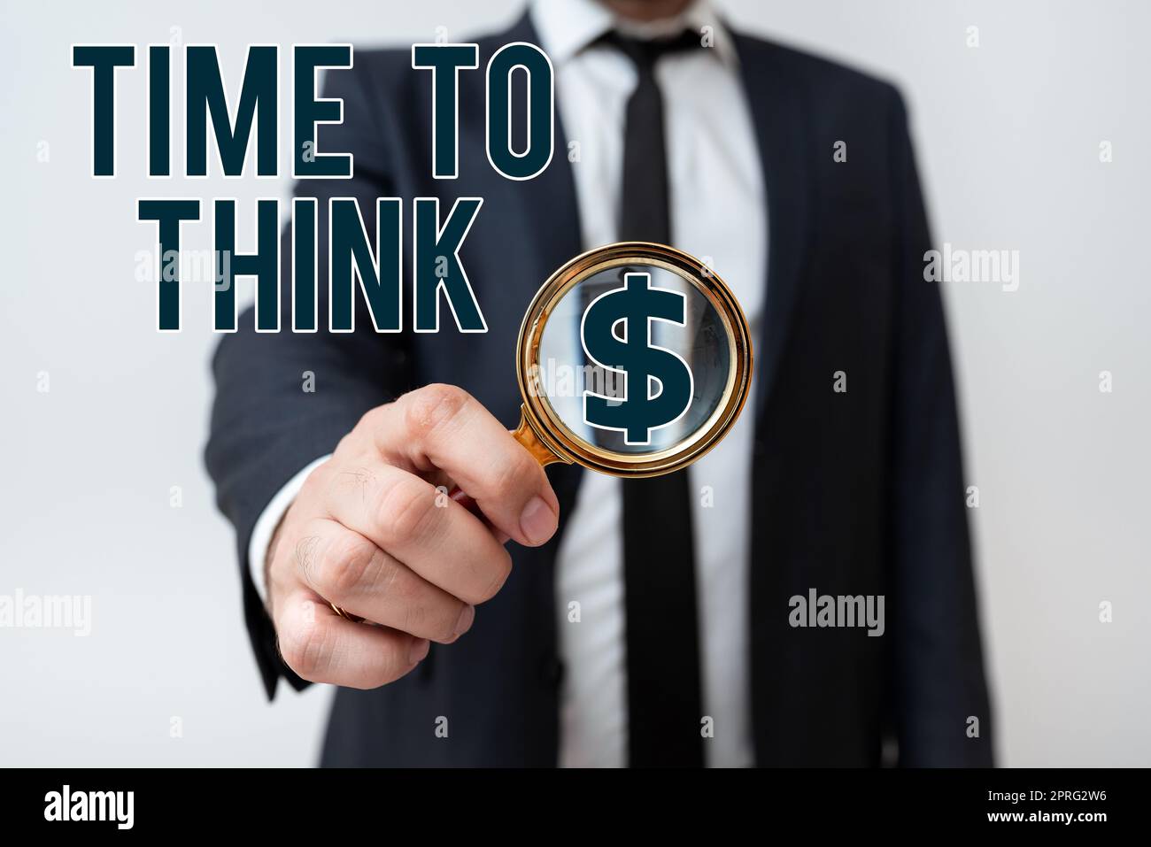 Légende conceptuelle temps de penser. Mot écrit sur reconsidérer ...