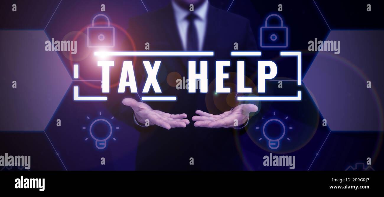 Rédaction affichage du texte aide fiscale, Word pour l'assistance de la ...