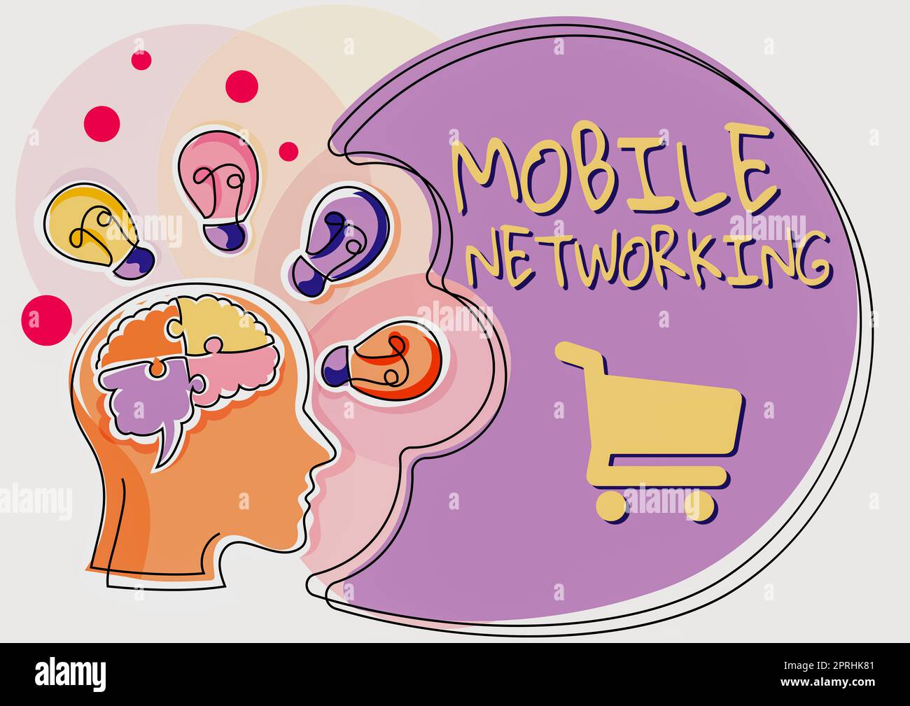 Légende conceptuelle réseau mobile réseau de communication où la ...