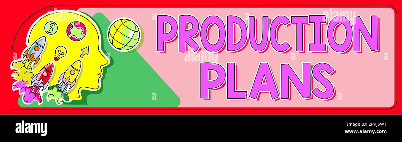 Signez les plans de production à la main, Word pour une série d'étapes ...