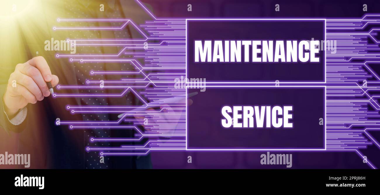 Service de maintenance de l'affichage conceptuel. Présentation de l ...
