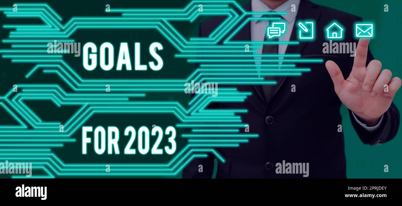 Signez l'affichage des objectifs pour 2023The en suivant les choses que ...
