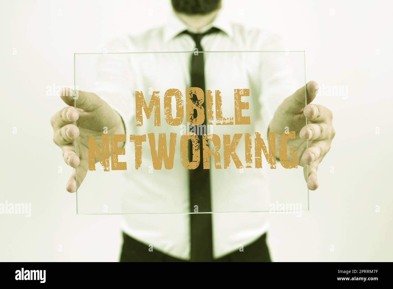 Écriture affichage de texte Mobile Networkingréseau de communication où ... Écriture affichage de texte Mobile Networkingréseau de communication où ...