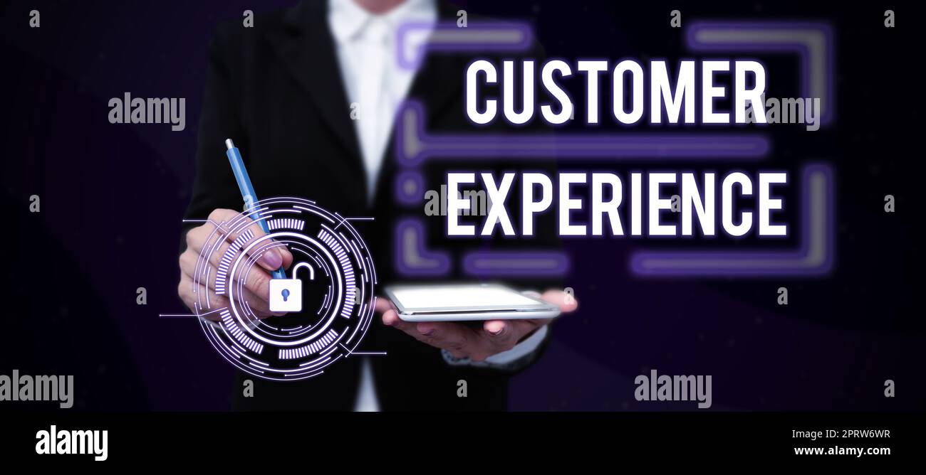 Écriture manuscrite expérience du client Interaction entre le client ...