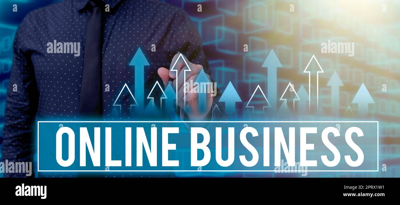 Légende conceptuelle Online Businesscommercial transaction de partage d ...