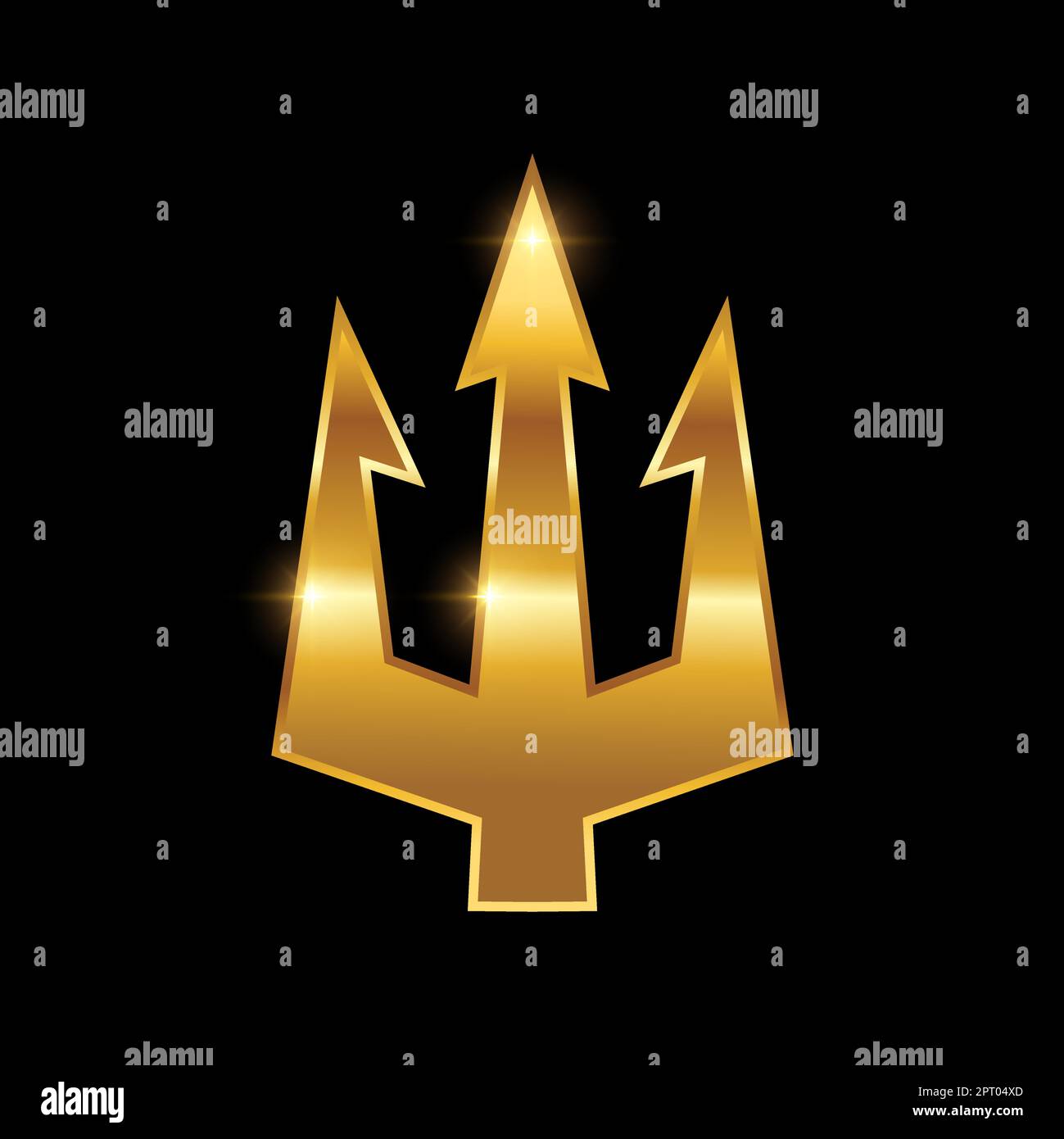 Gold trident Banque de photographies et d’images à haute résolution - Alamy