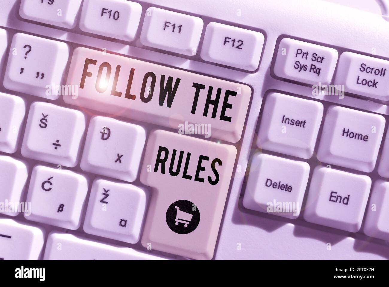 Légende de texte présentation Suivez les règles, le mot écrit sur apprendre pour se conformer à ...