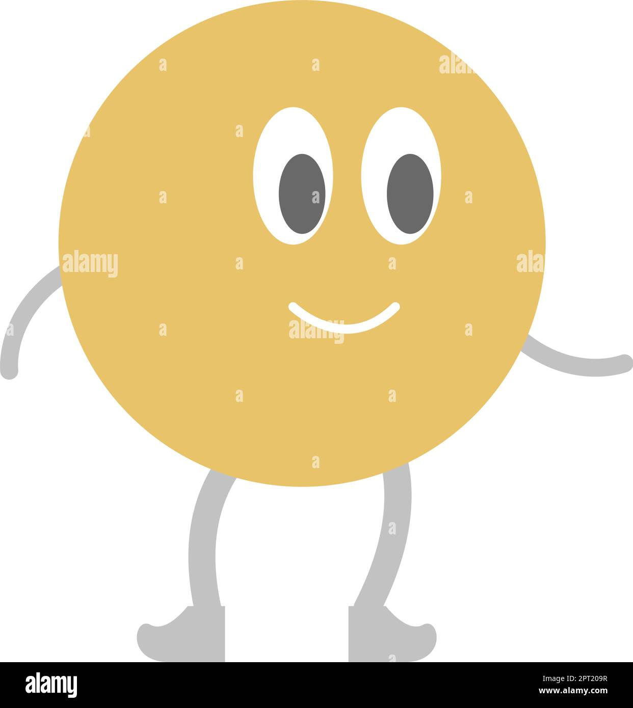 Cercle dessin animé forme géométrique pour les enfants pour apprendre l ...