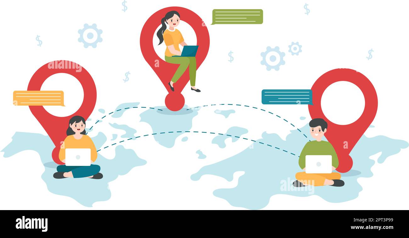 Externalisation des activités avec idée de travail d'équipe ...