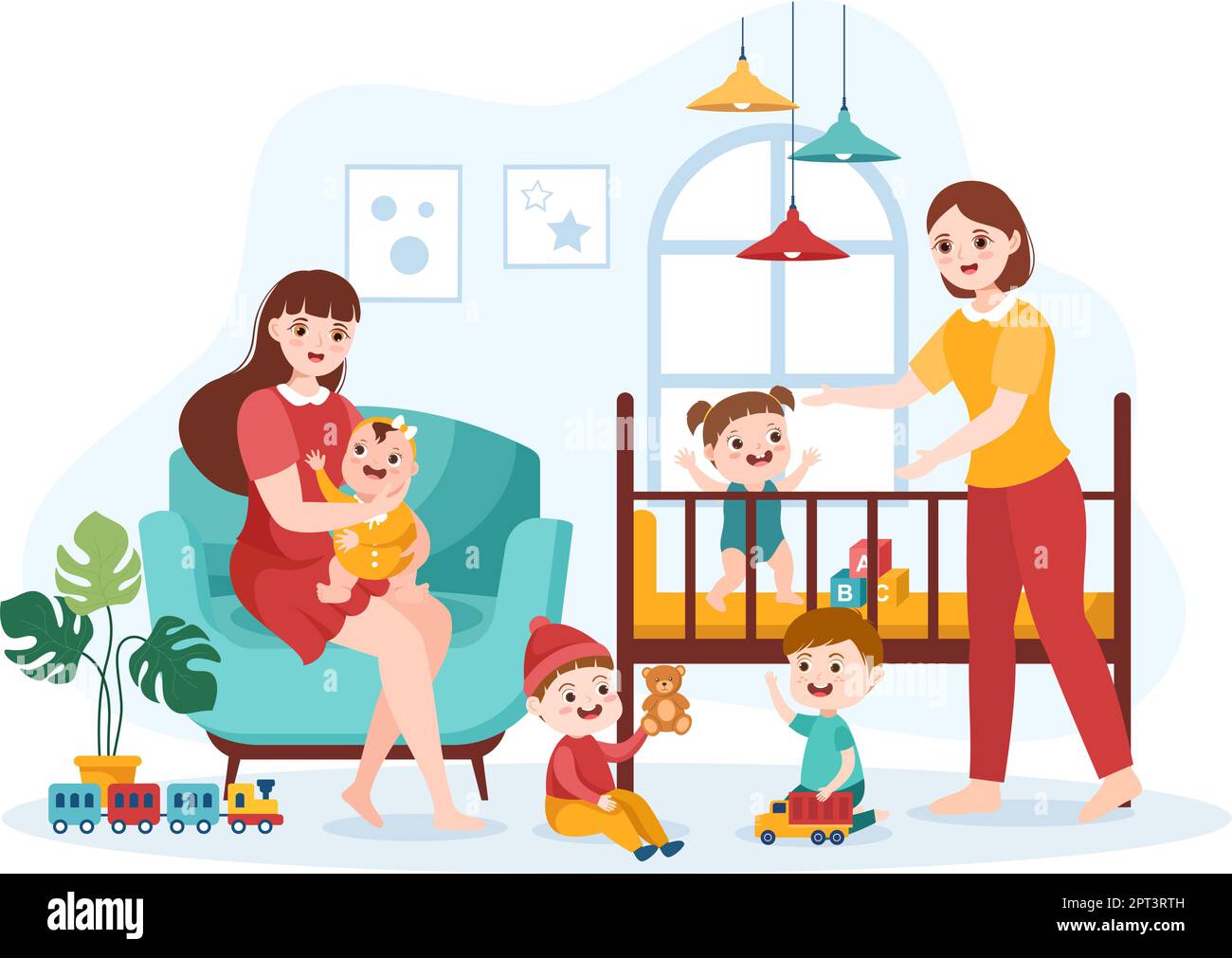 Baby-sitter ou Nanny Services pour le soin de fournir pour les besoins ...