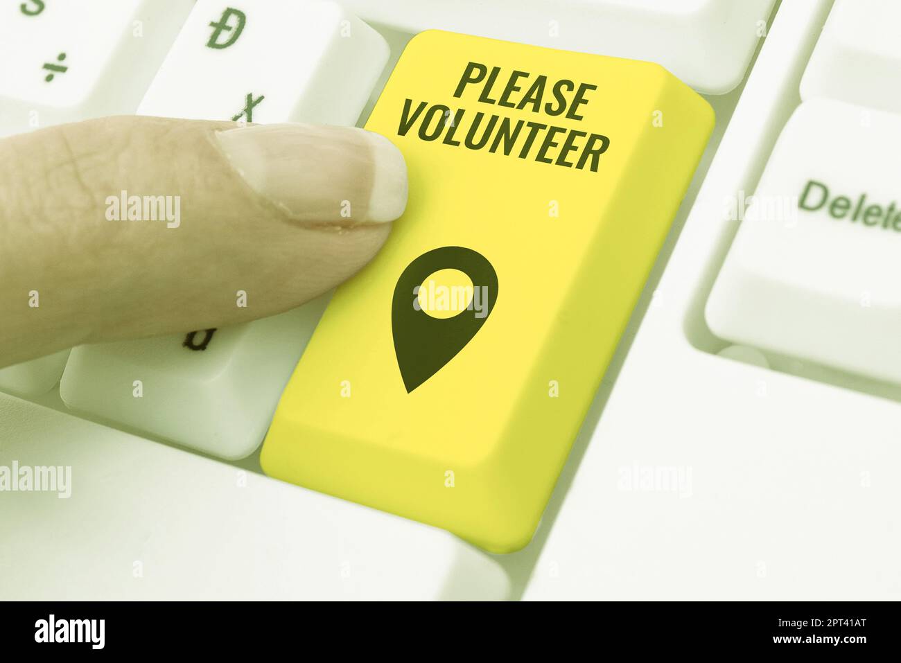 Présentation conceptuelle Veuillez vous faire volontaire, approche d ...