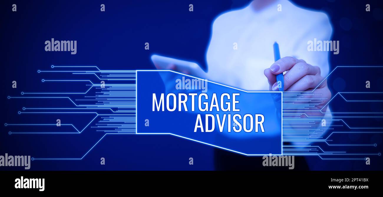 Légende de texte présentant Mortgage Advisor, Word pour développer et ...